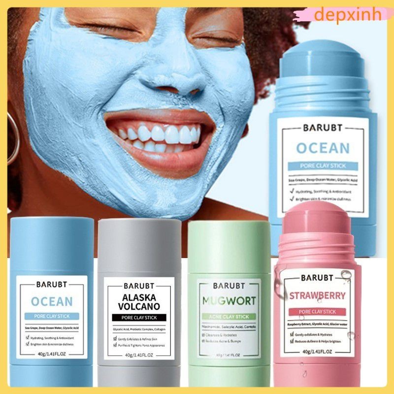 in stock Barubt Clay Mask Blackhead Cleansing Mud Mask Stick Acne Mask ...