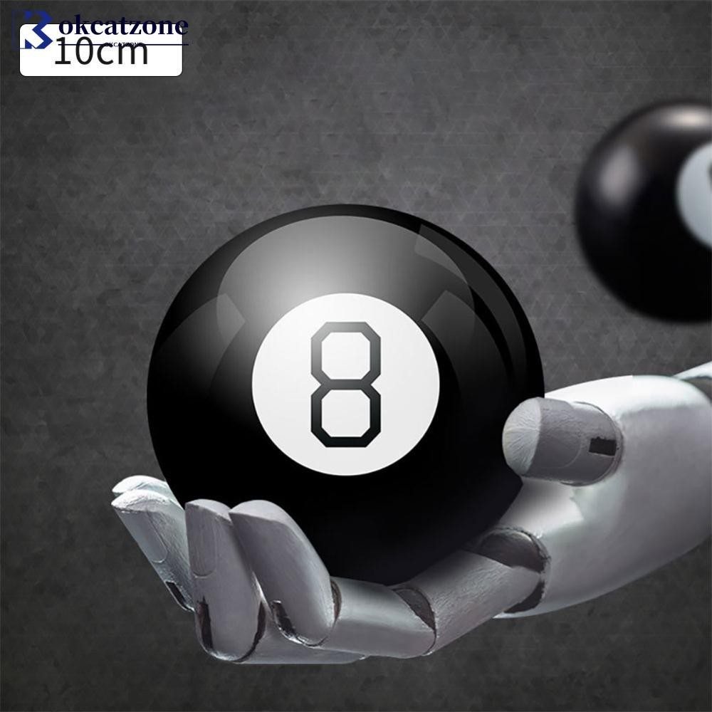 OKCATZONE Prophecy Ball 10cm Magic 8 Ball Prophecy Black 8 Magic Ball ...