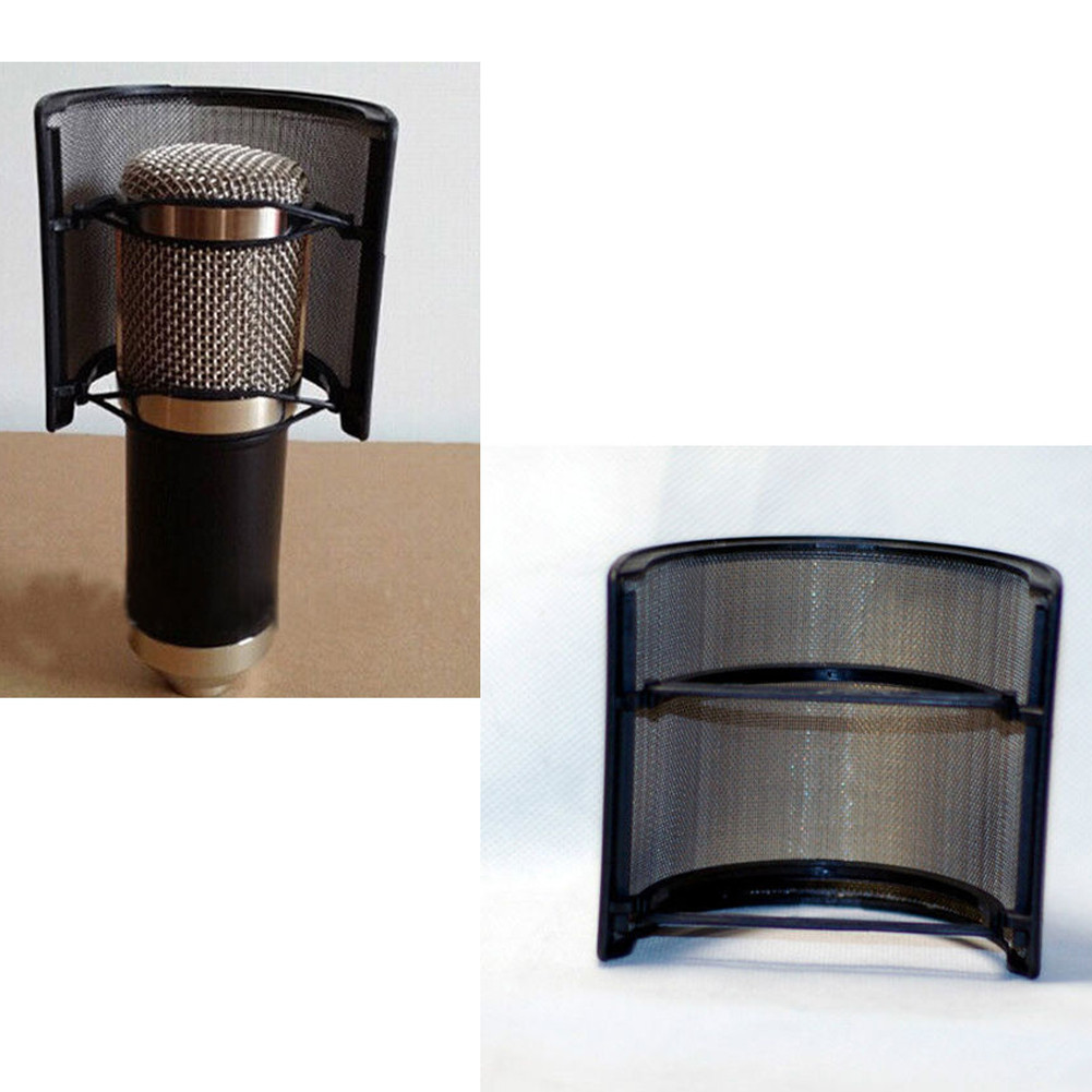 Professional Double Layer Recording Studio Microphone Wind Screen Pop ...