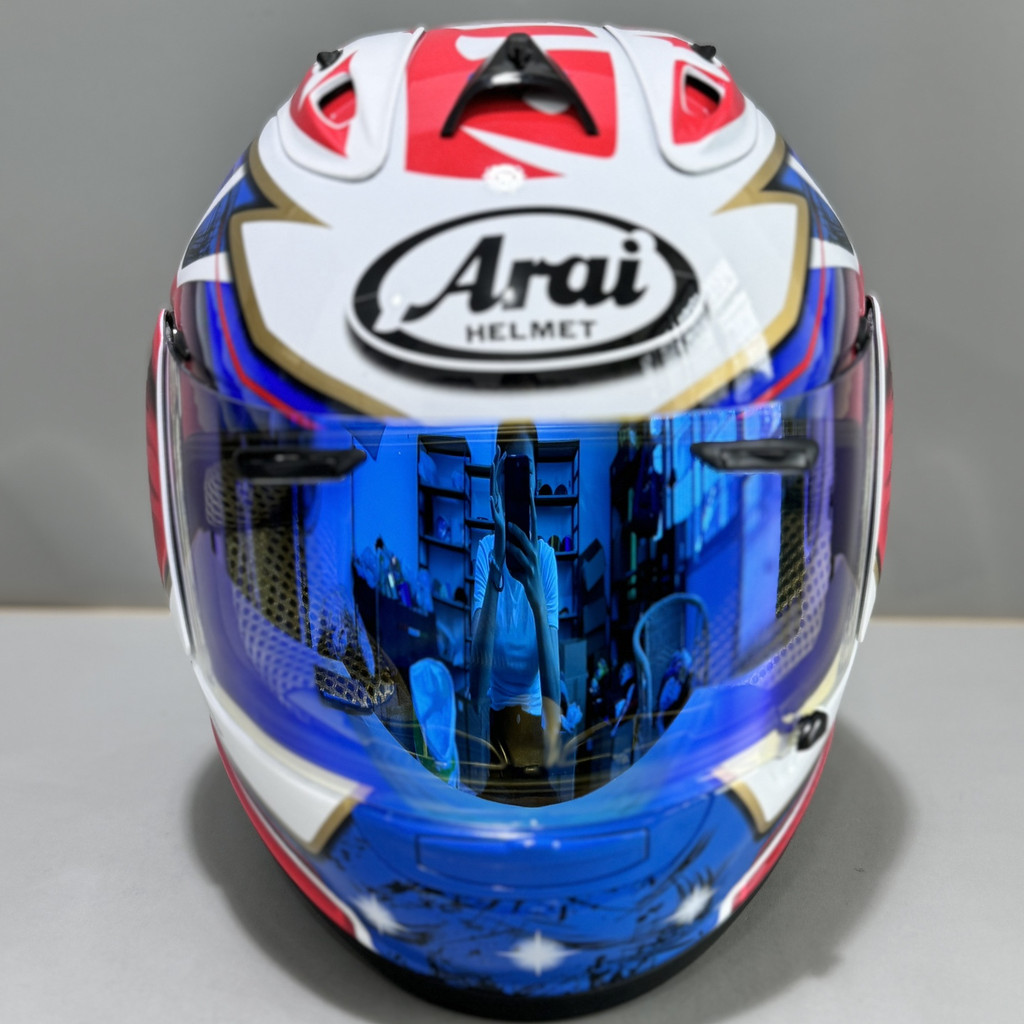 ARAI R5 Blue Knight Full Face Helmet Arai Full Face Helmet Arai Riding ...