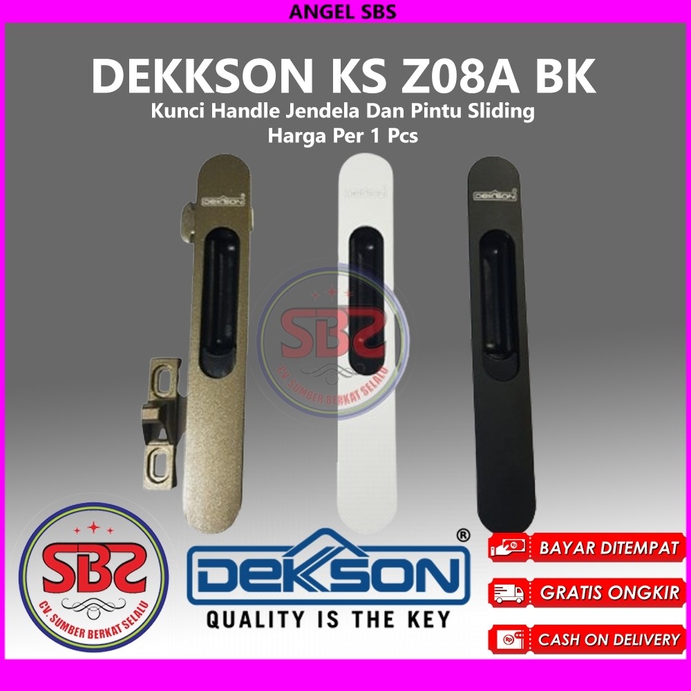 Dekson Dekkson KS Z08A BK Sliding Window and Door Handle Lock | Shopee ...