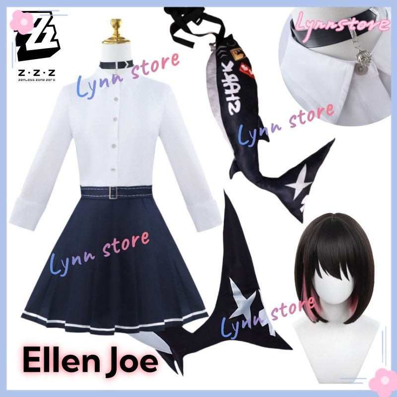 ZENLESS ZONE ZERO Outfit ELLEN JOE JK School Uniform Cosplay Costume ...