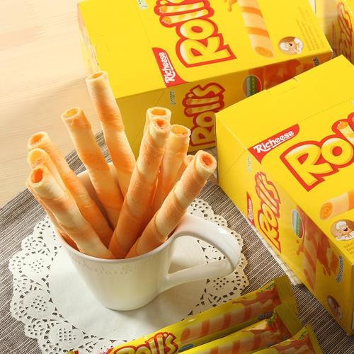Indonesia Richeese Richeese Cheese Stick Cheese Sandwich Roll Note ...