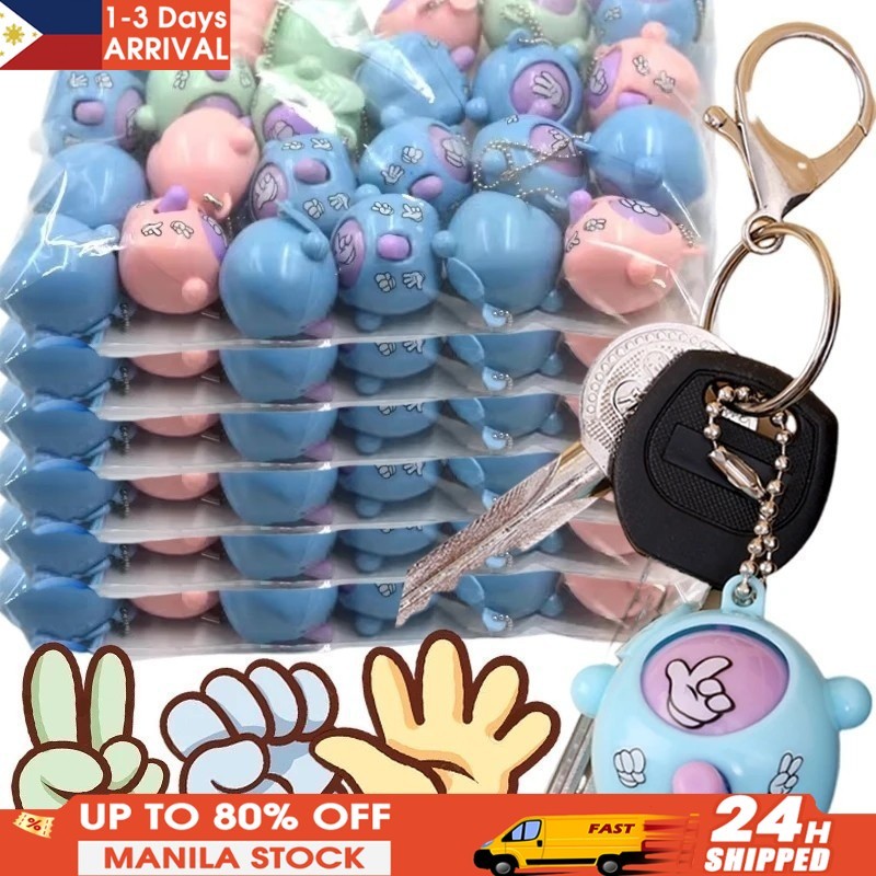 Creative Funny Guessing Egg Keychain Pendant - Finger-guessing Game ...