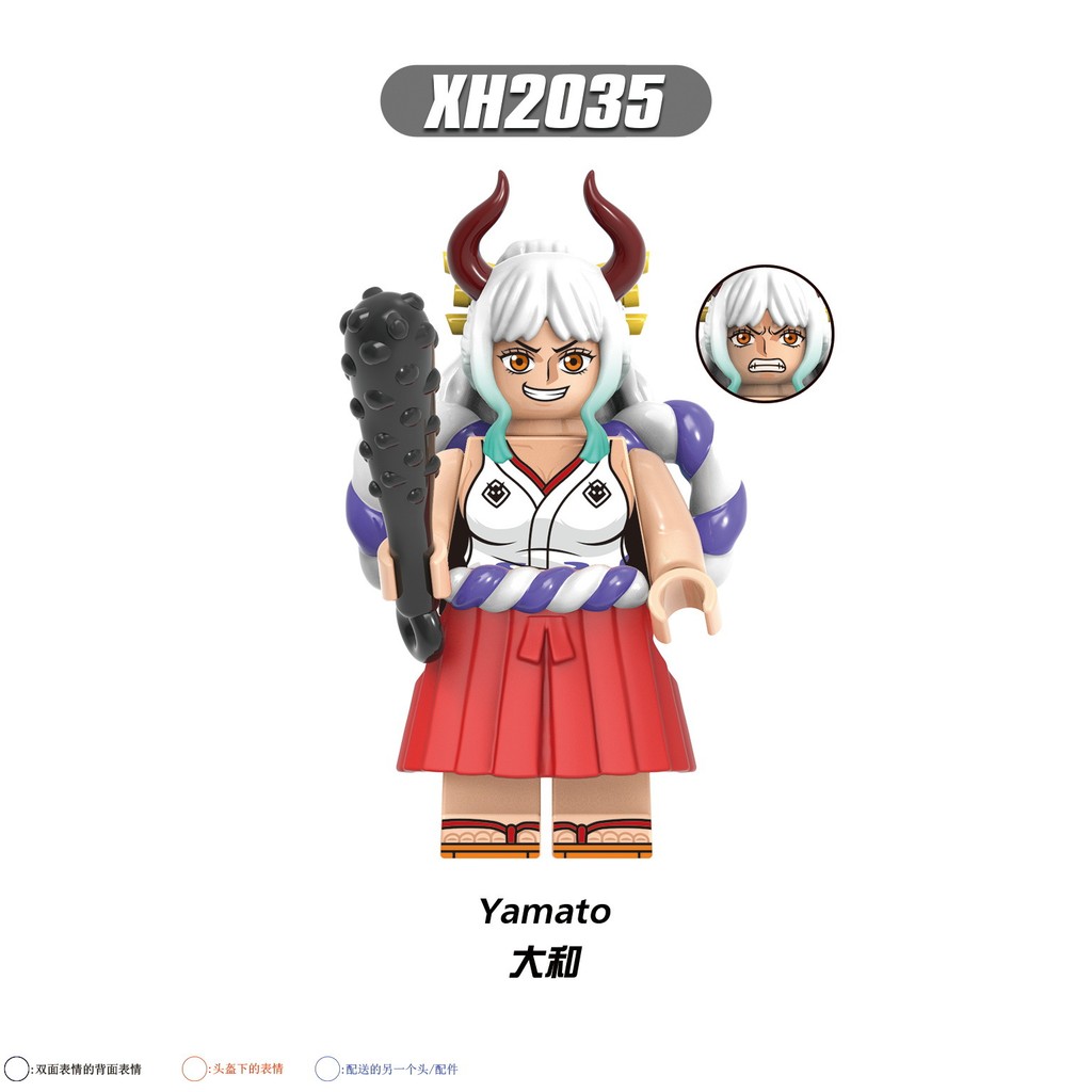 One Piece Lego Building Block Minifigure Lego Brick Toy Zoro Luffy ...