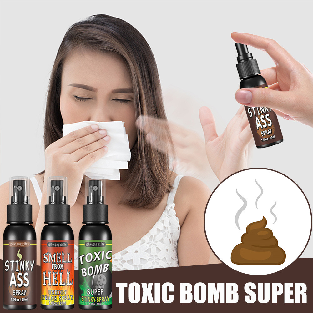 Yolanda9 30ml Fart Gag Spray Prank Joke Plastic Stinky Gas Party ...