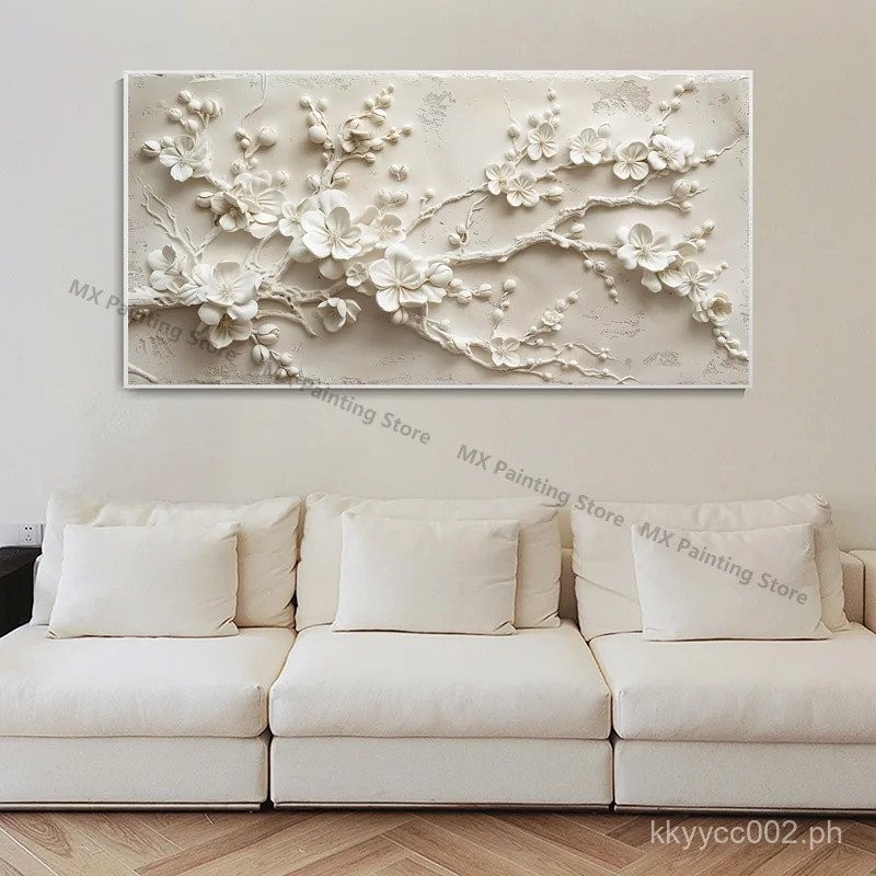Abstract 3d Flower Textured Posters,Wall Art Floral Classical Style ...