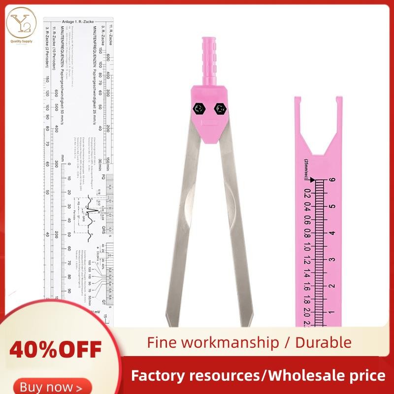 EKG Calipers ECG Calipers Measuring Tool with Ruler EKG Caliper Divider ...