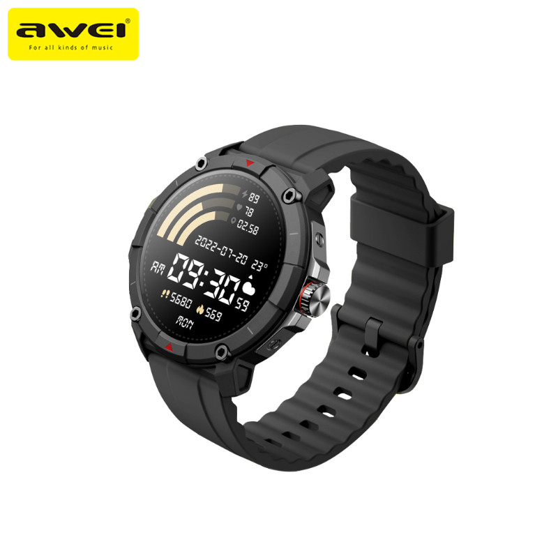 Awei H39 Multi Sports Smartwatch GPS Positioning Step Count Heart Rate ...
