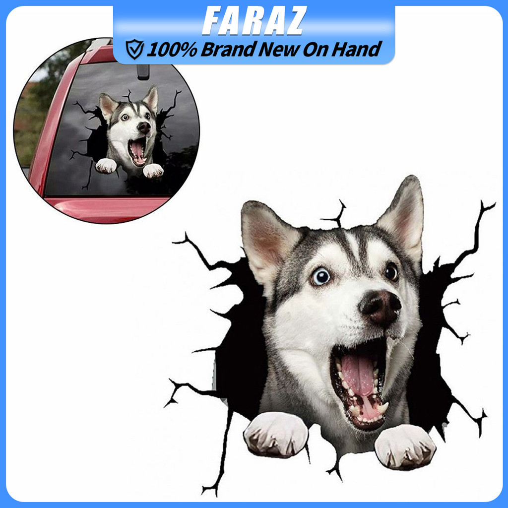 3D Effect Scratch Sticker Car Pet Cat French Bulldog Sticker PET ...