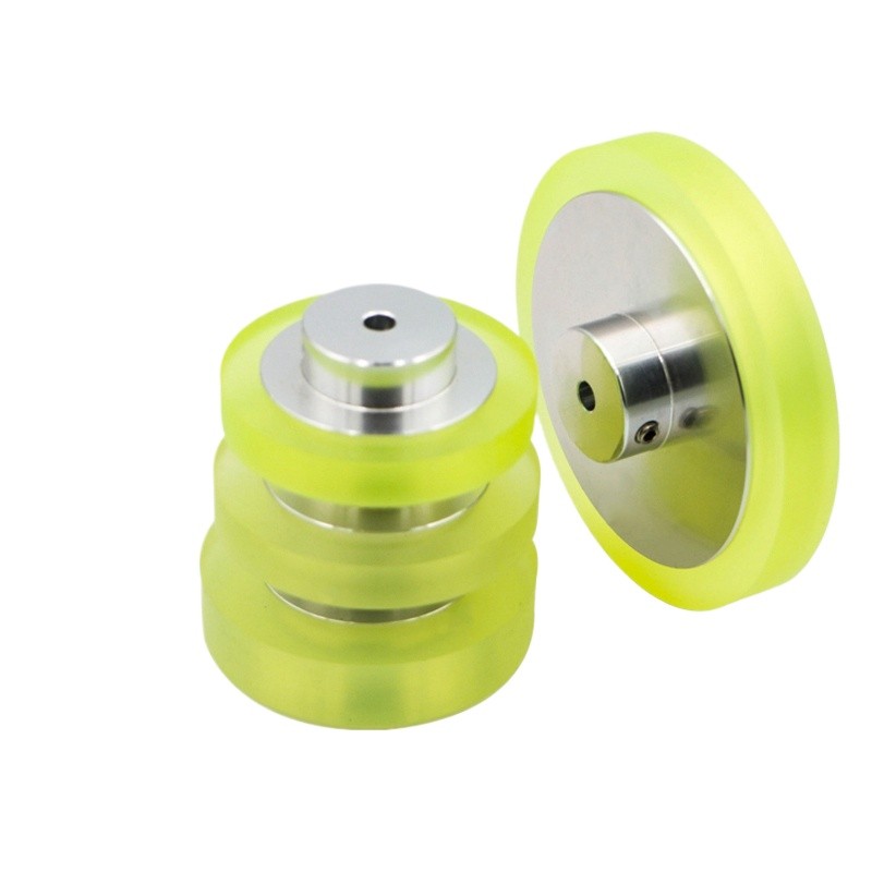 Encoder meter wheel rubber-coated wheel anti-skid wear resistance ...