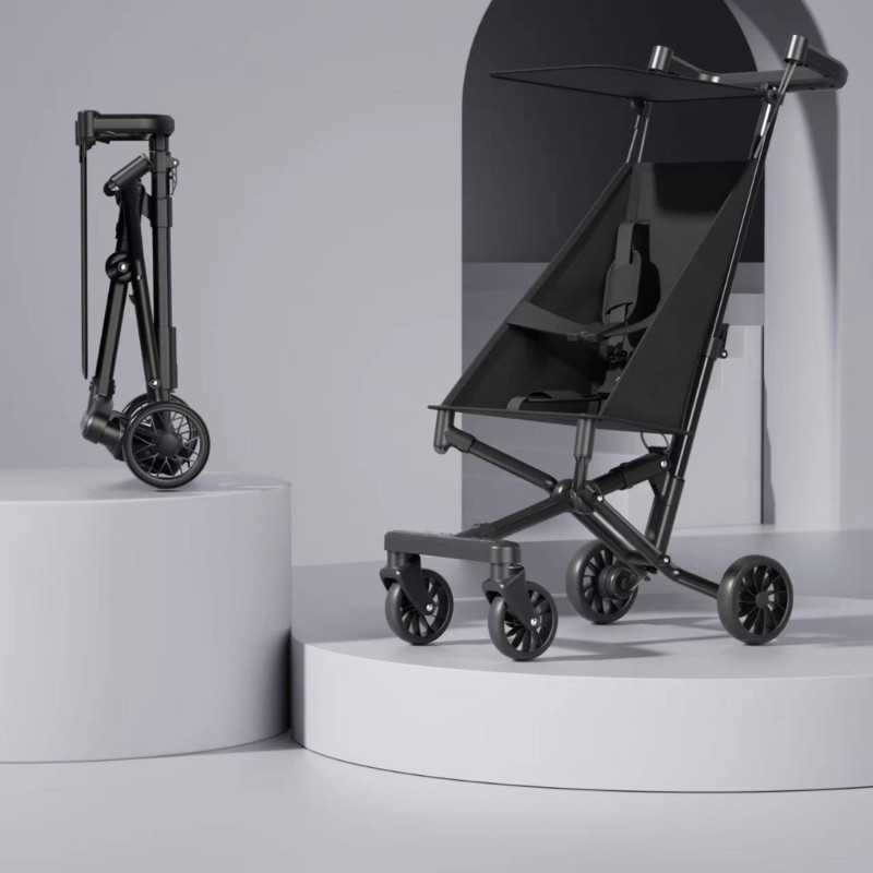 haha Easy Travel Baby Pram Cart for Children 1-4 Year with One Handed ...