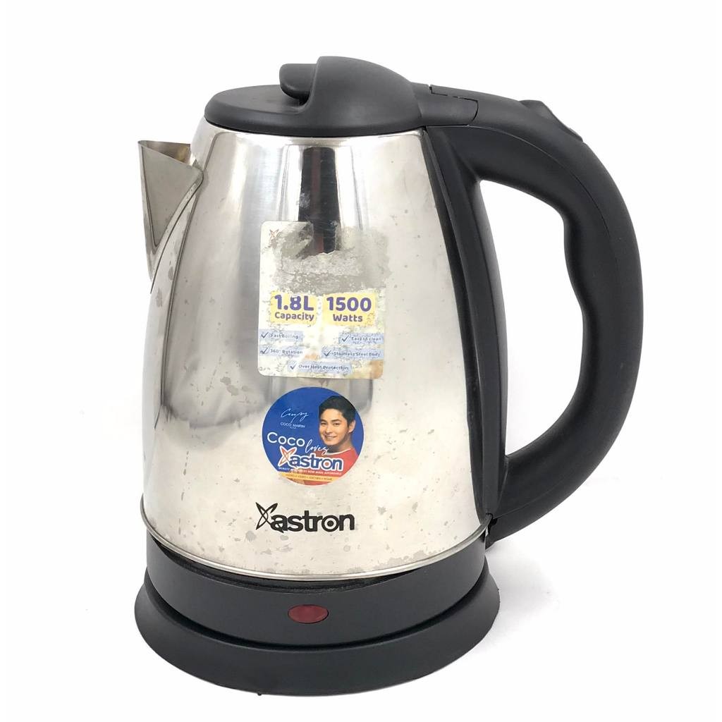 MK ASTRON 1.8Liters 1500W Stainless Steel Electric Water Heater Kettle ...