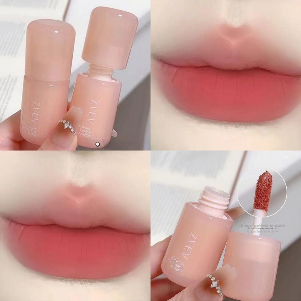 COD Matte lip gloss Mud lipstick Multi-purpose blush can be used on ...