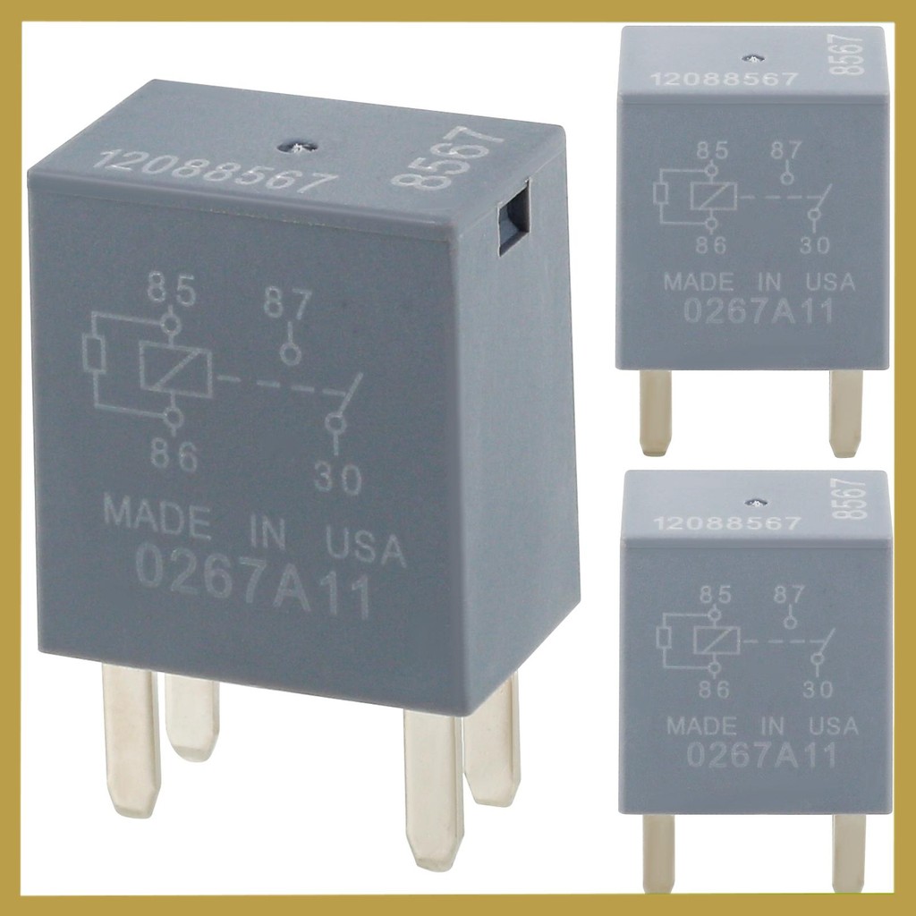 3Pcs 12088567 Automotive Relay 12VDC 20A 4 Pins Car Relay High ...