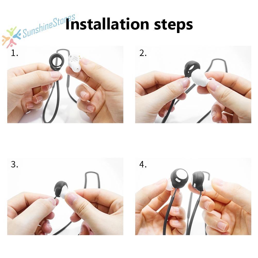 EY# Silicone Anti-Lost Earbuds Strap Waterproof Lanyard String for WF ...