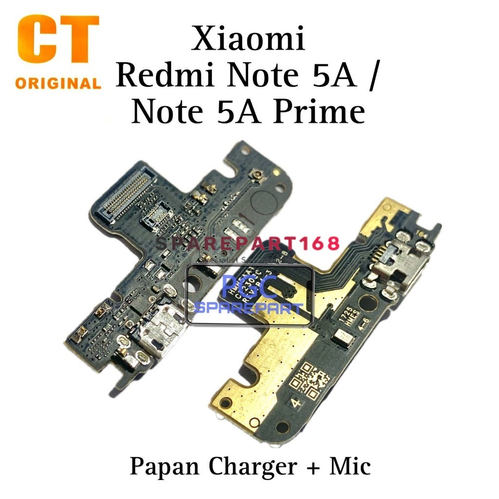 Original There is IC - PCB Connector Board Charger & MIC Xiaomi Redmi Note 5A / Note 5A Prime ...