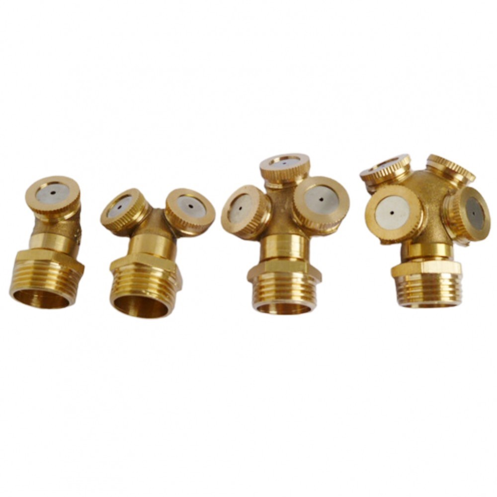 Water Gun Spray Head Hose Nozzles Garden Irrigation Mist Nozzles 1/2 ...