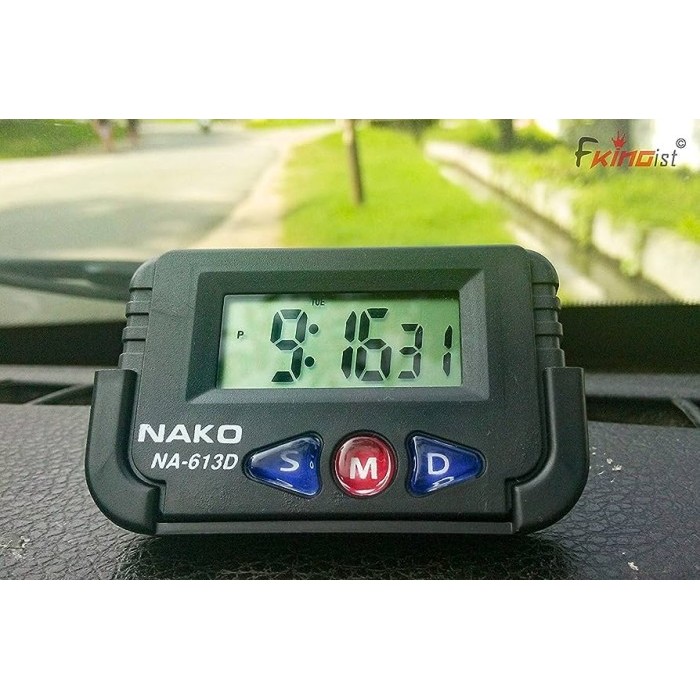 Nako NA 613D Mini Digital Clock - Multi Function Travel Digital Clock ...