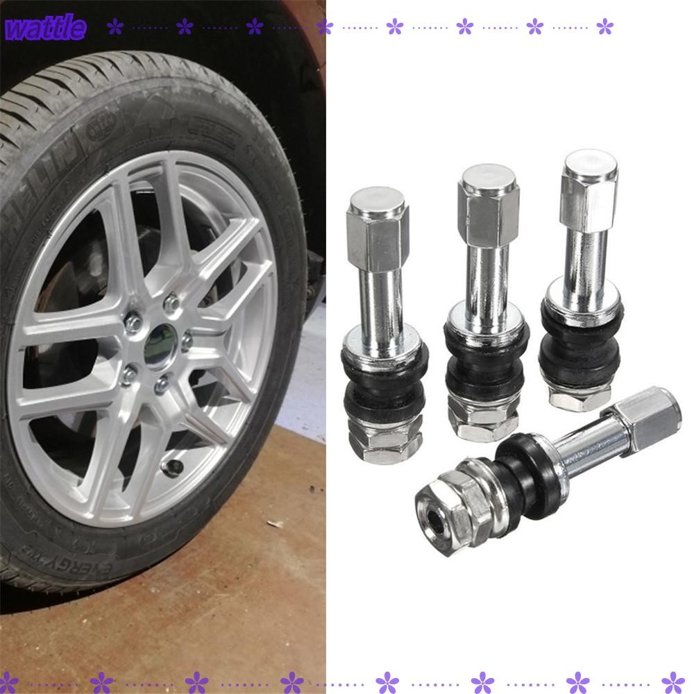 WATTLE 4pcs Car Tire Valve, TR43E/TR48E Tubeless Wheel Tire Stem, Bolt ...