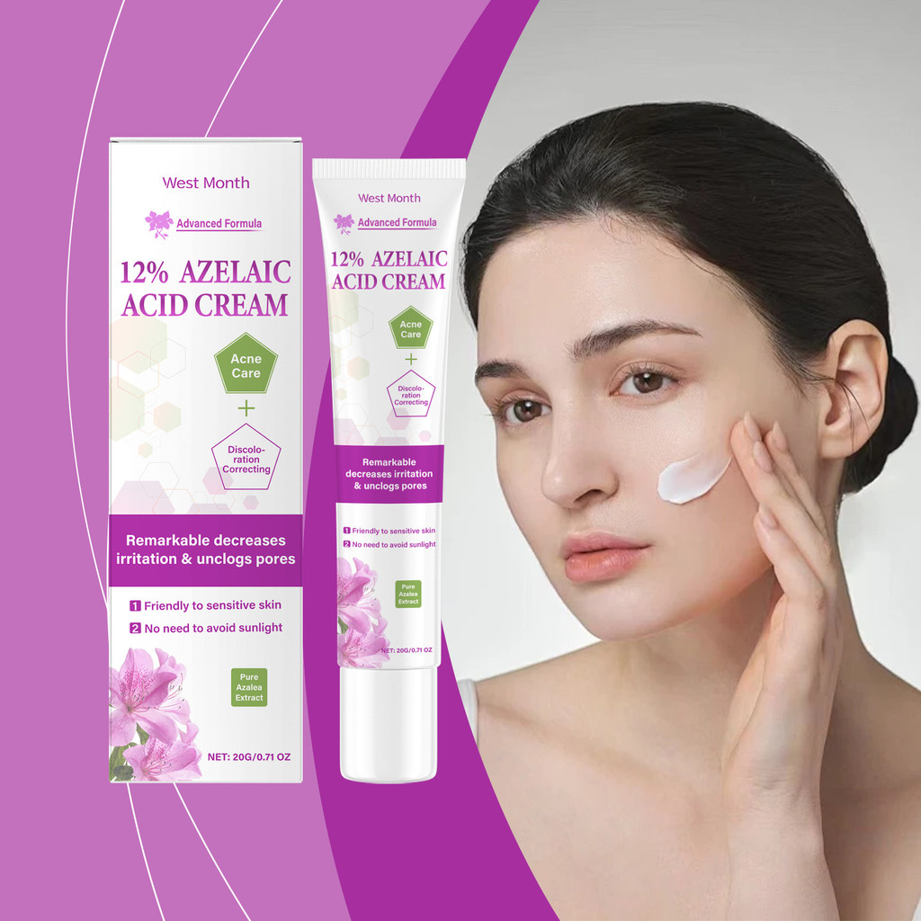Azelaic Acid Serum Cream, 12% Azelaic Acid Cream, Redness Relief Face ...