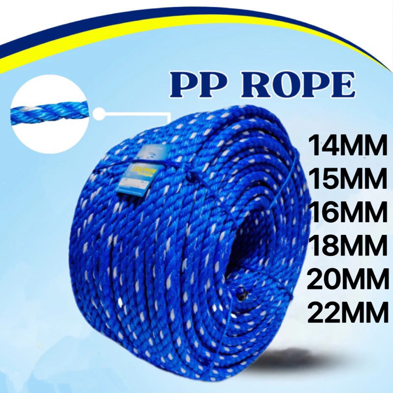 COD NYLON ROPE 22mm 20mm 18mm 16mm 15mm 14mm x 200 meters HIGH QUALITY ...