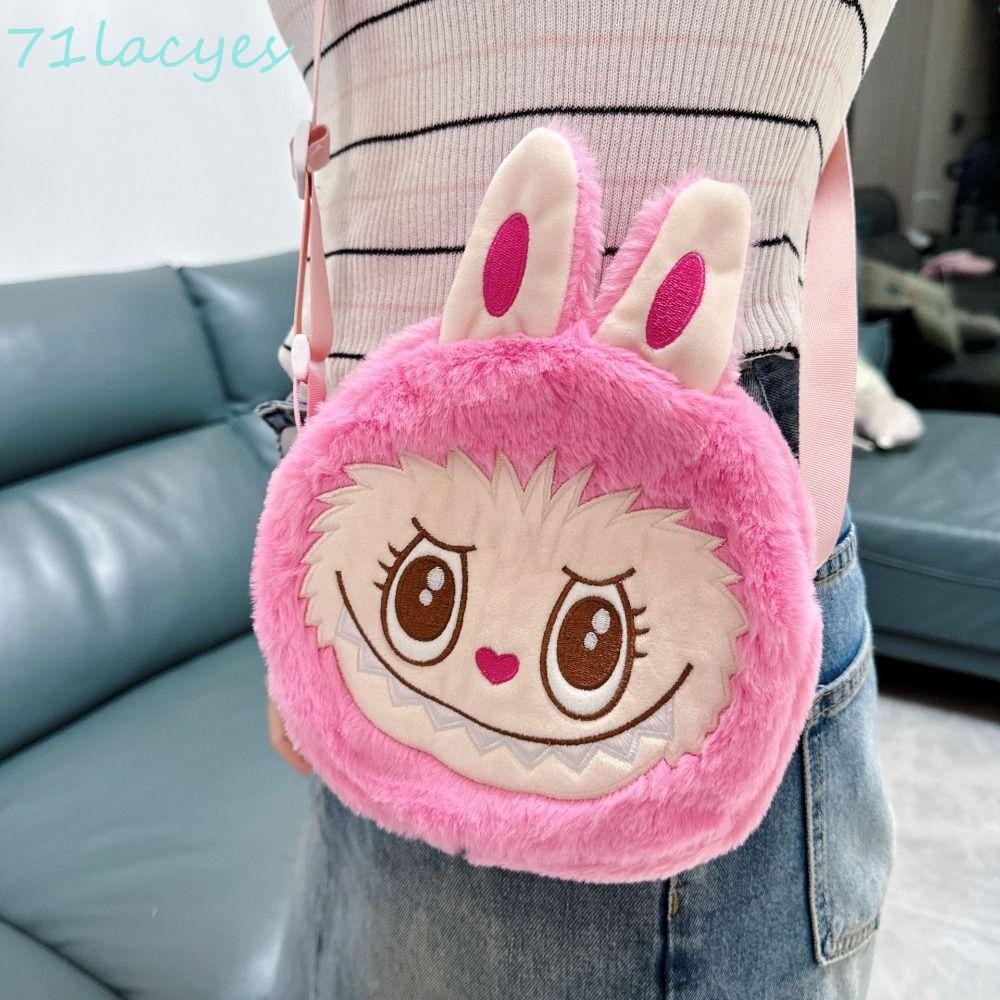 LACYES Labubu Crossbody Bag, Cartoon Korean Style Labubu Shoulder Bag ...