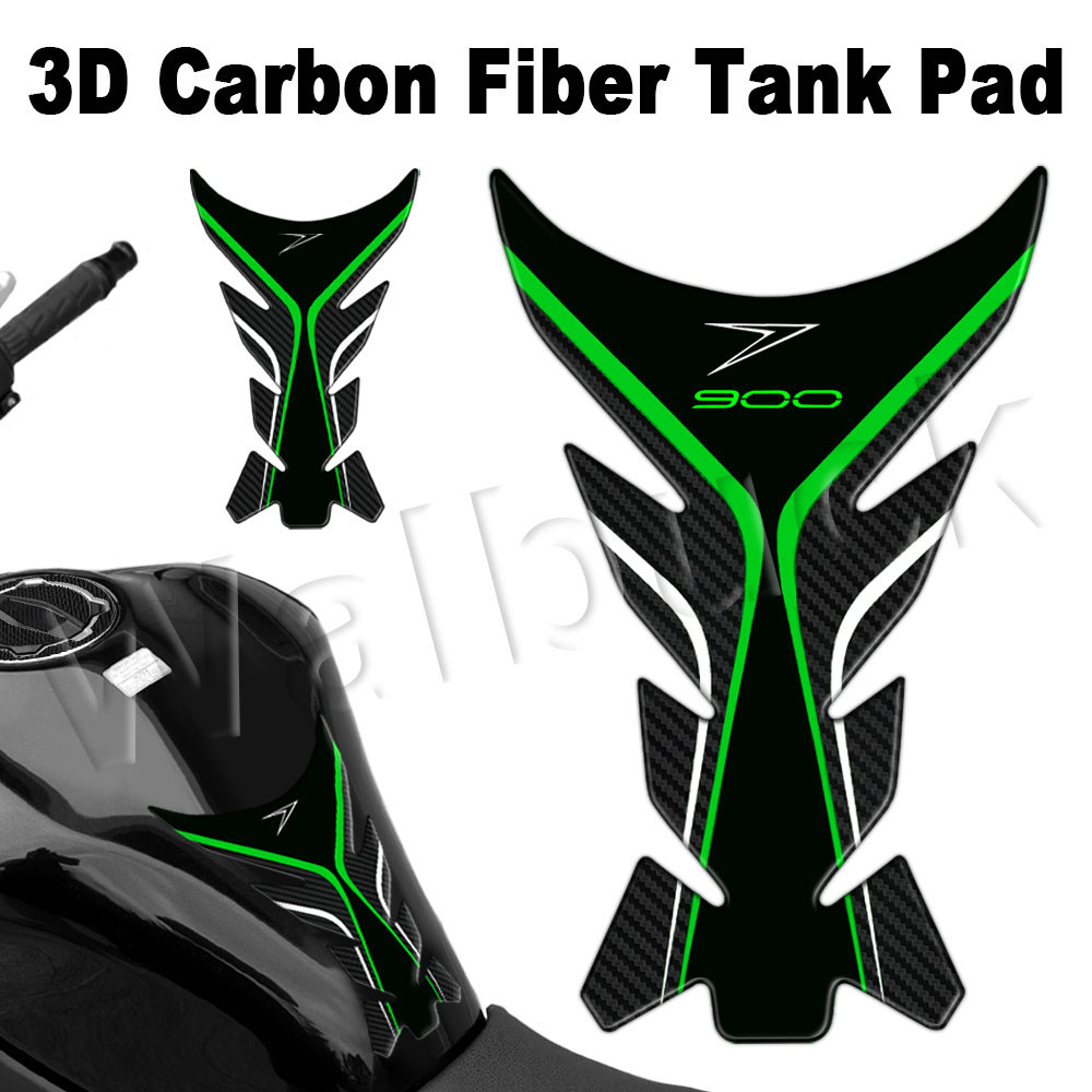 For Z1000 Z900 Z800 Z650 Z400 Z250 3D Carbon Fiber Fuel Tank Pad ...
