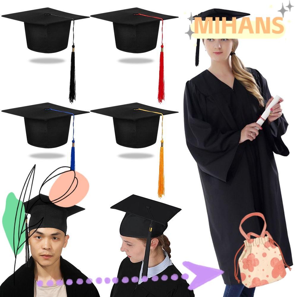 MIH Mortarboard Cap, 2024 Happy Graduation Congrats Grad Graduation Hat ...