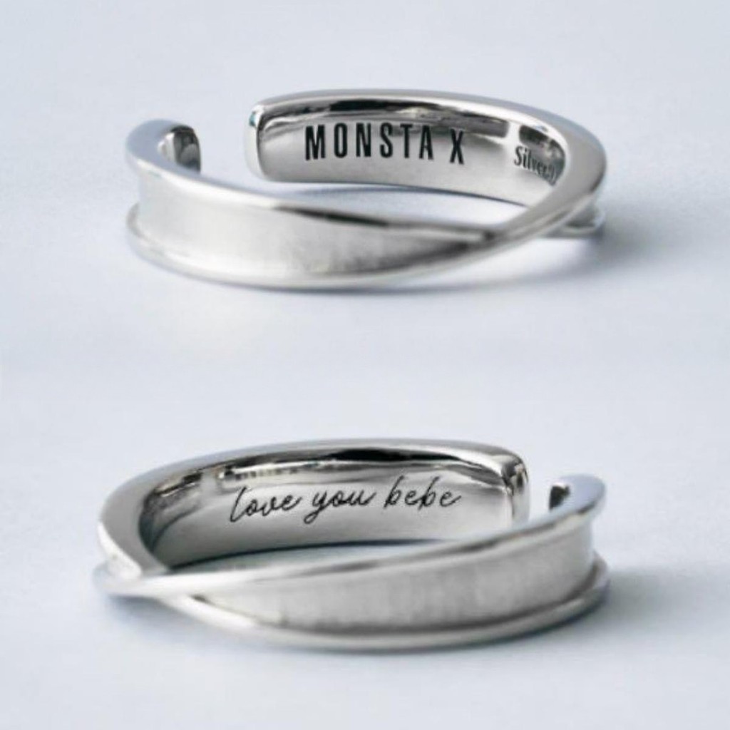 Kpop Idol MONSTA X Rings 10th Anniversary Korean Fashion Accessories ...