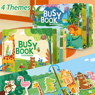 Baby's Busy Book For Toddlers Enlightenment Book Montessori Toys ...