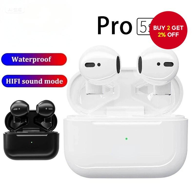 Mini Pro5s TWS Bluetooth Earphones Hi-Fi Stereo Waterproof Sports ...