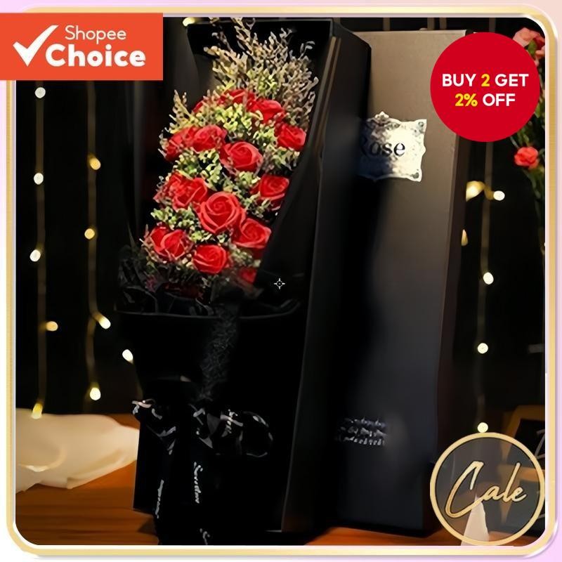 Soap roses 33 roses gift box exploded birthday gift for mother ...