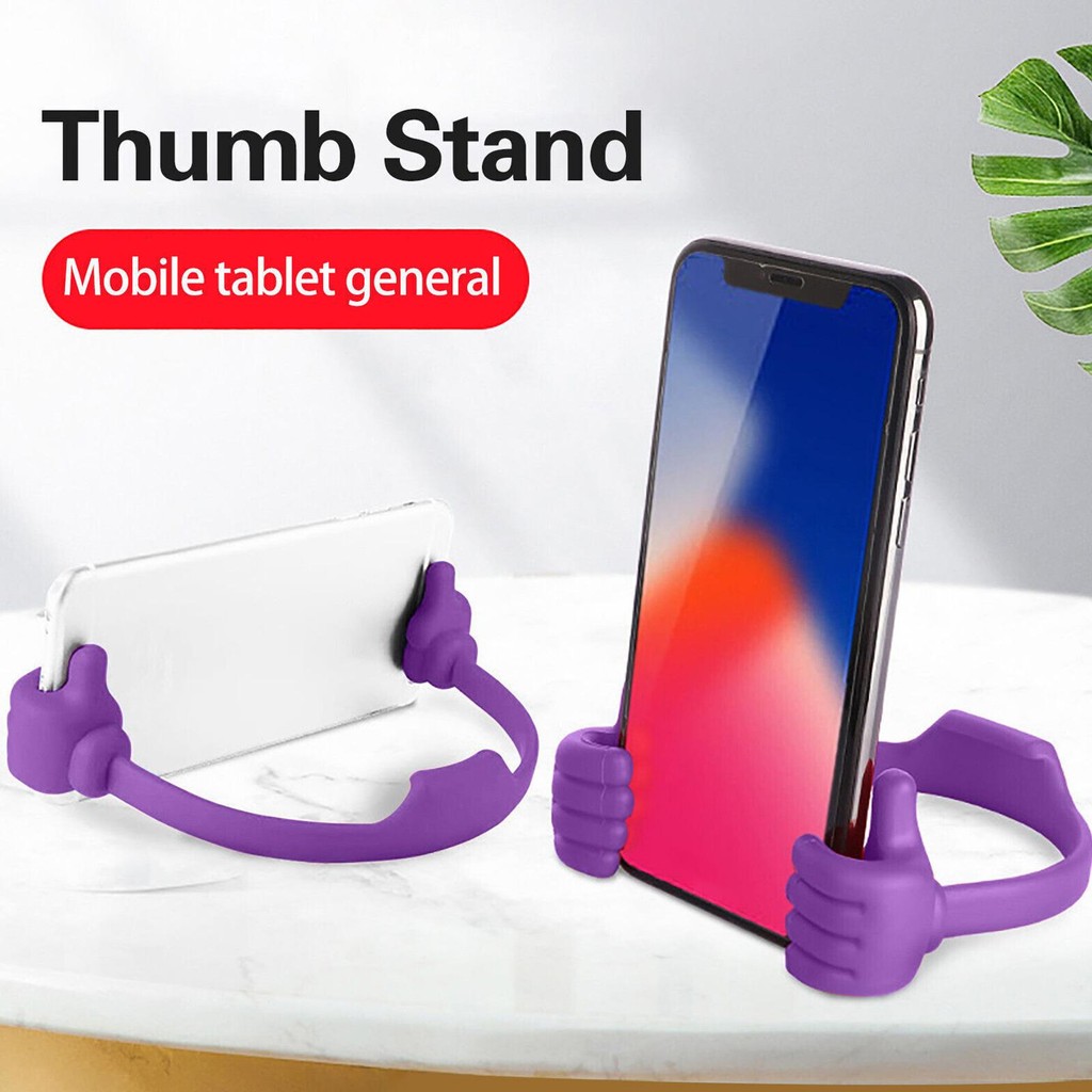 Creative Silicone Thumbs Up Phone Holder Adjustable Colors Phone Hand ...