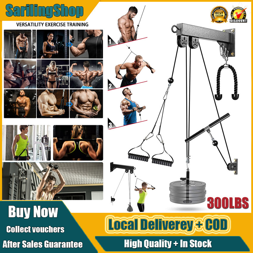 ⭐️Local Delivery⭐️ Dual Pulley Cable Machine For Home Gym - LAT Pull ...
