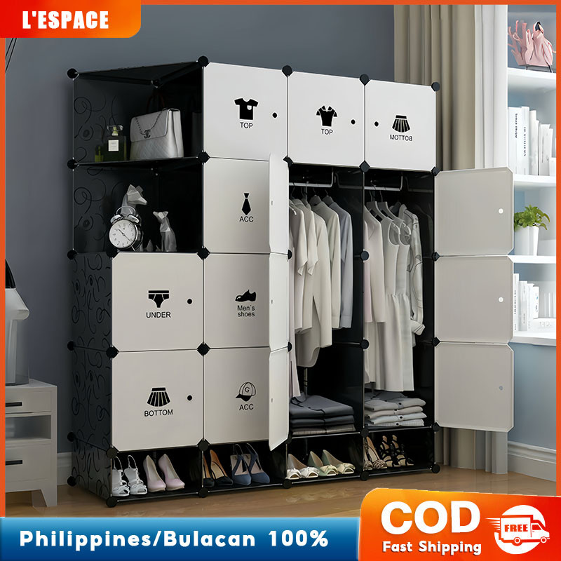Cabinet For Clothes Wardrobe Heavy Duty With Hanger Shoe Box Higlty ...