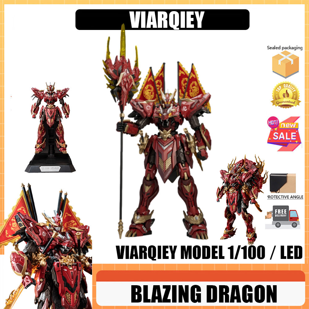 VIARQIEY BLAZING DRAGON 1/100 LIE YAN CHEN LONG Assembling Model of Chinese Zodiac Series ...