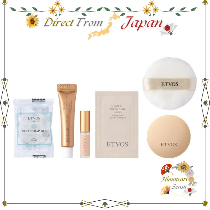 ETVOS Mineral Base Makeup Trial Kit Lavender Beige No Cleansing Needed ...