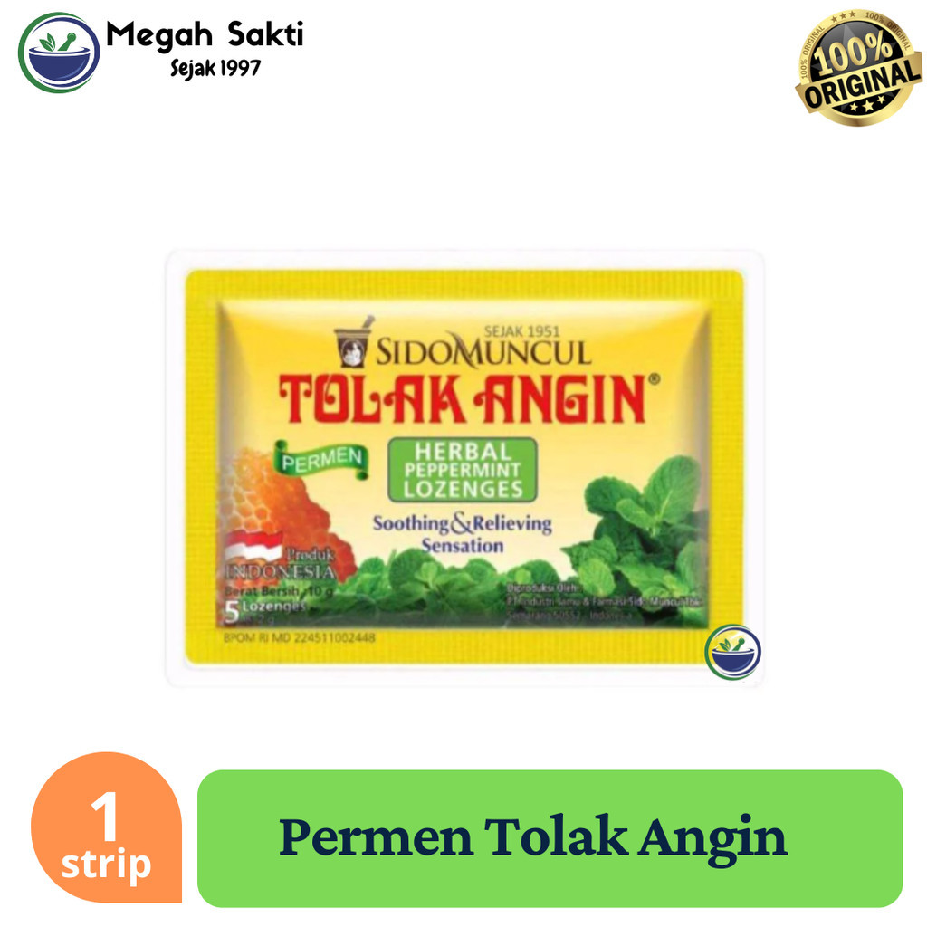 MGS - Tolak Angin Lozenges Sachet | Dry and Itchy Throat Lozenges ...