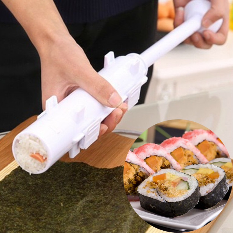 Sushi Maker Machine Roller Sushi Tool Roll Mold Making Kit DIY Kitchen ...