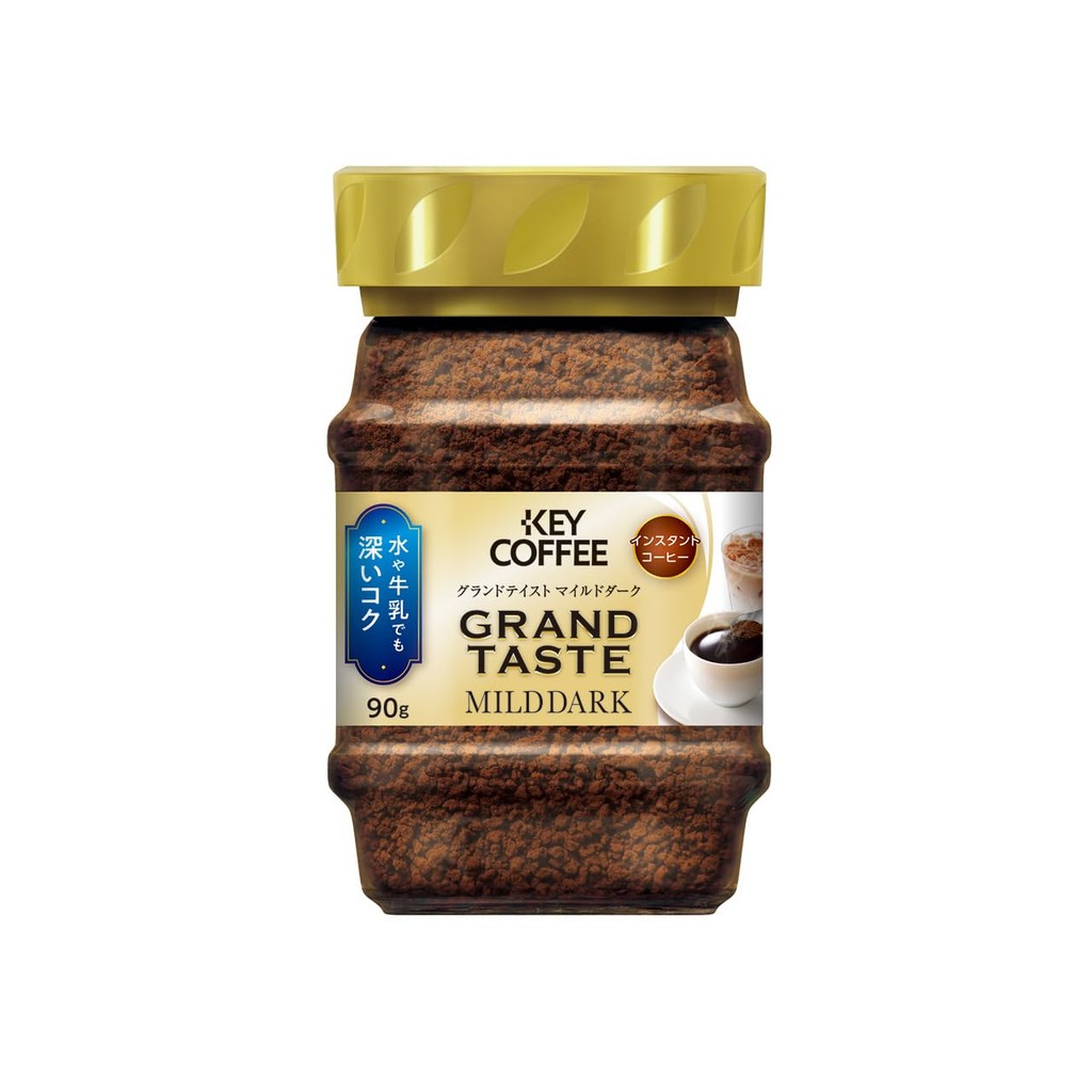Key Coffee Instant Coffee Grand Taste Mild Dark Bottle 90g | Shopee ...