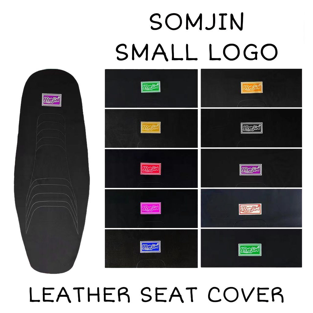 MOTORCYCLE LEATHER SEAT COVER SOMJIN SMALL LOGO UNIVERSAL | Shopee ...