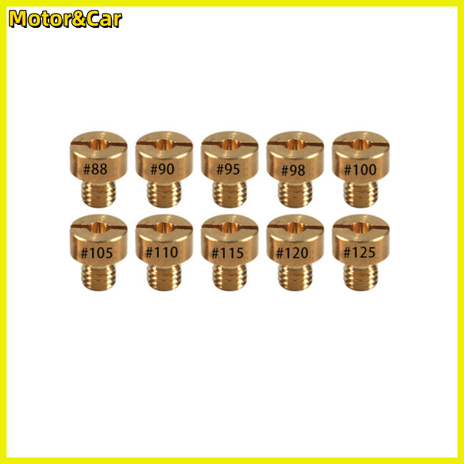 jianting Carburetor Main Jet Kit Compatible With VM22-VM26 125cc-250cc ...