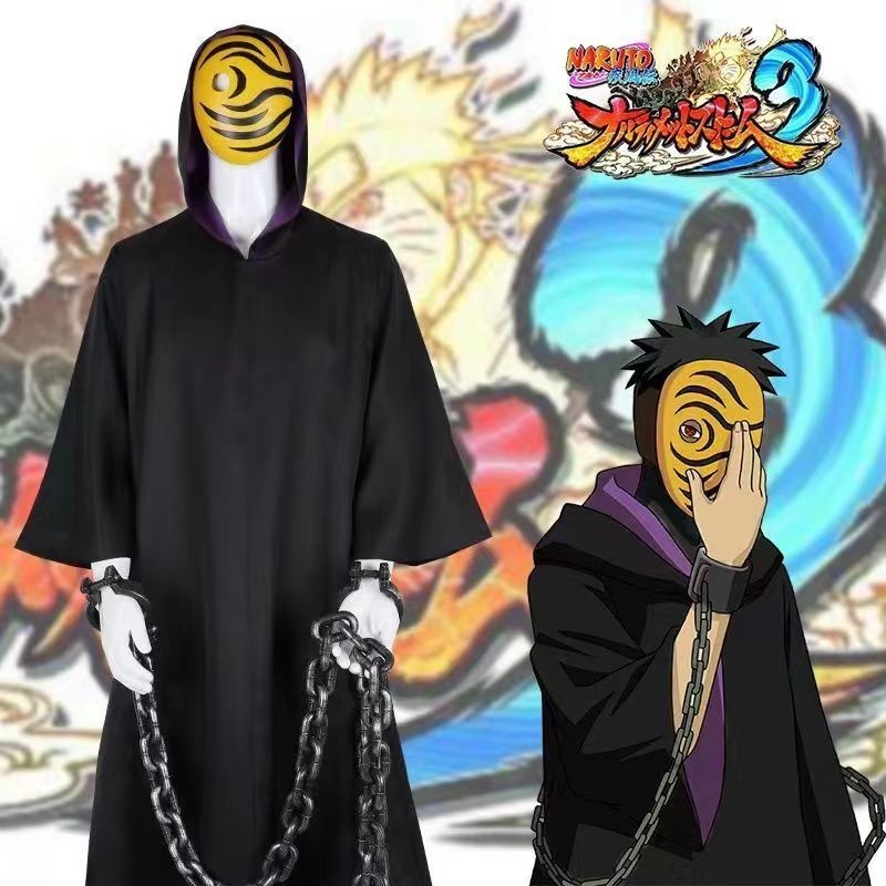 tobi costume tobi cosplay Uchiha Obito cosplay akatsuki costume Uchiha ...