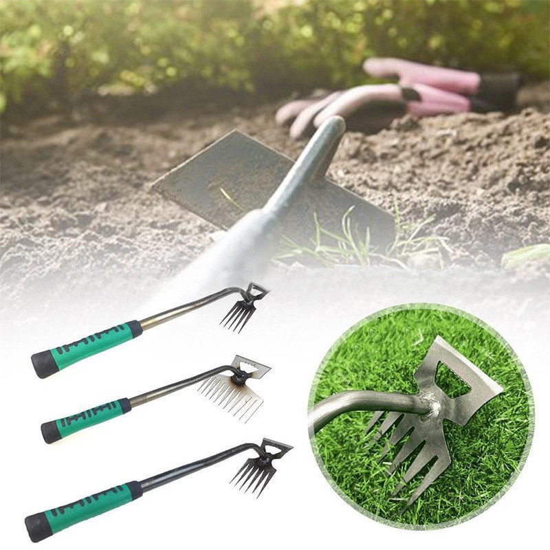 Garden Weeder Tools Planting Shovel Manual Grass Rake Loosening Soil ...