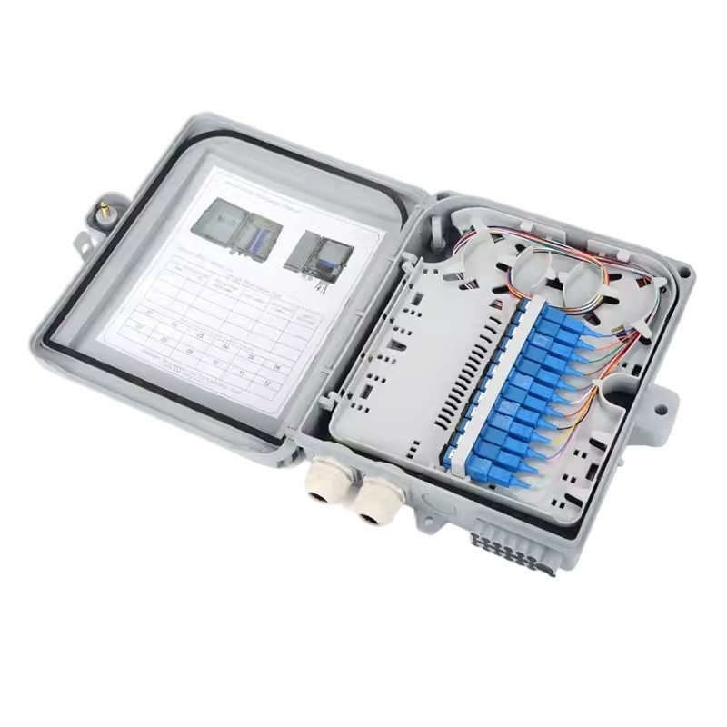 8 or 12 Core Termination Optical fiber allocation box FTTH Fiber Optic ...