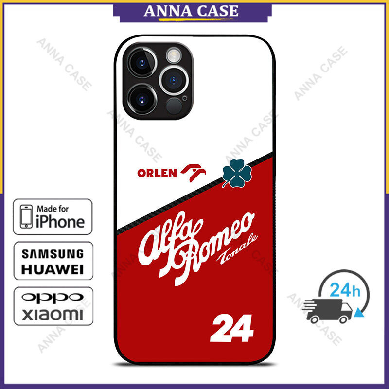 Alfa Romeo F1 Team Orlen C42 livery Guanyu Zhou Phone Case for iPhone ...