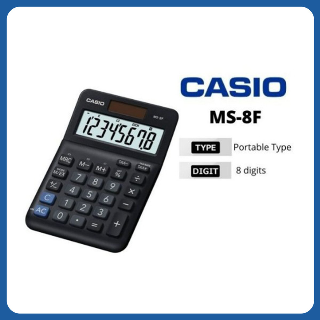 Casio MS-8F | The Standard for Business Calculator | OFFICE | Calculators (100% Original ...