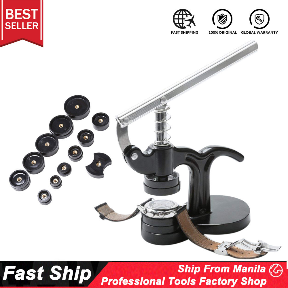 14Pcs Watch Press Set,18Mm To 50Mm Watch Case Closer,Watch Repair Kit ...