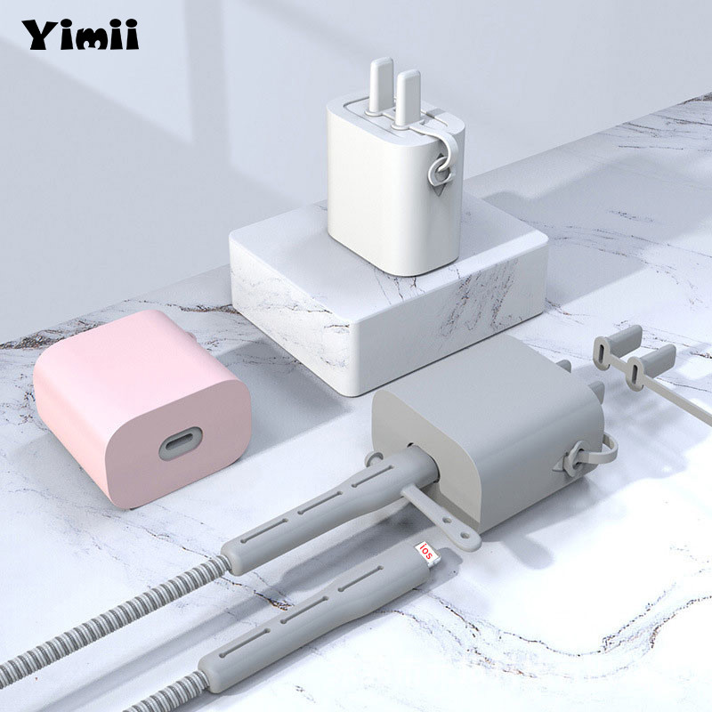 【Yimii.PH】Data cable protective cover silicone anti-break charging ...
